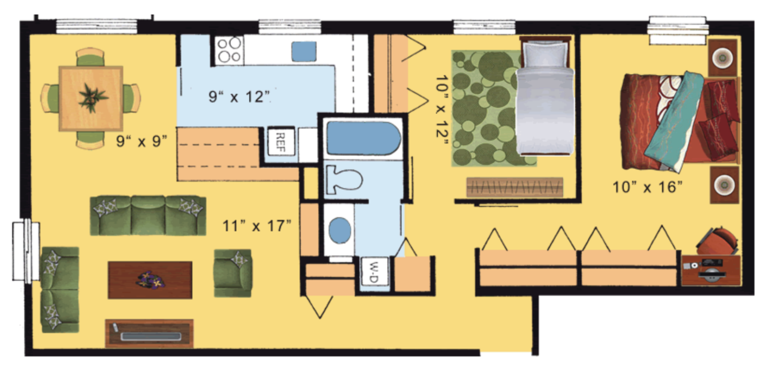 Floor Plan – Premier Village Apartments